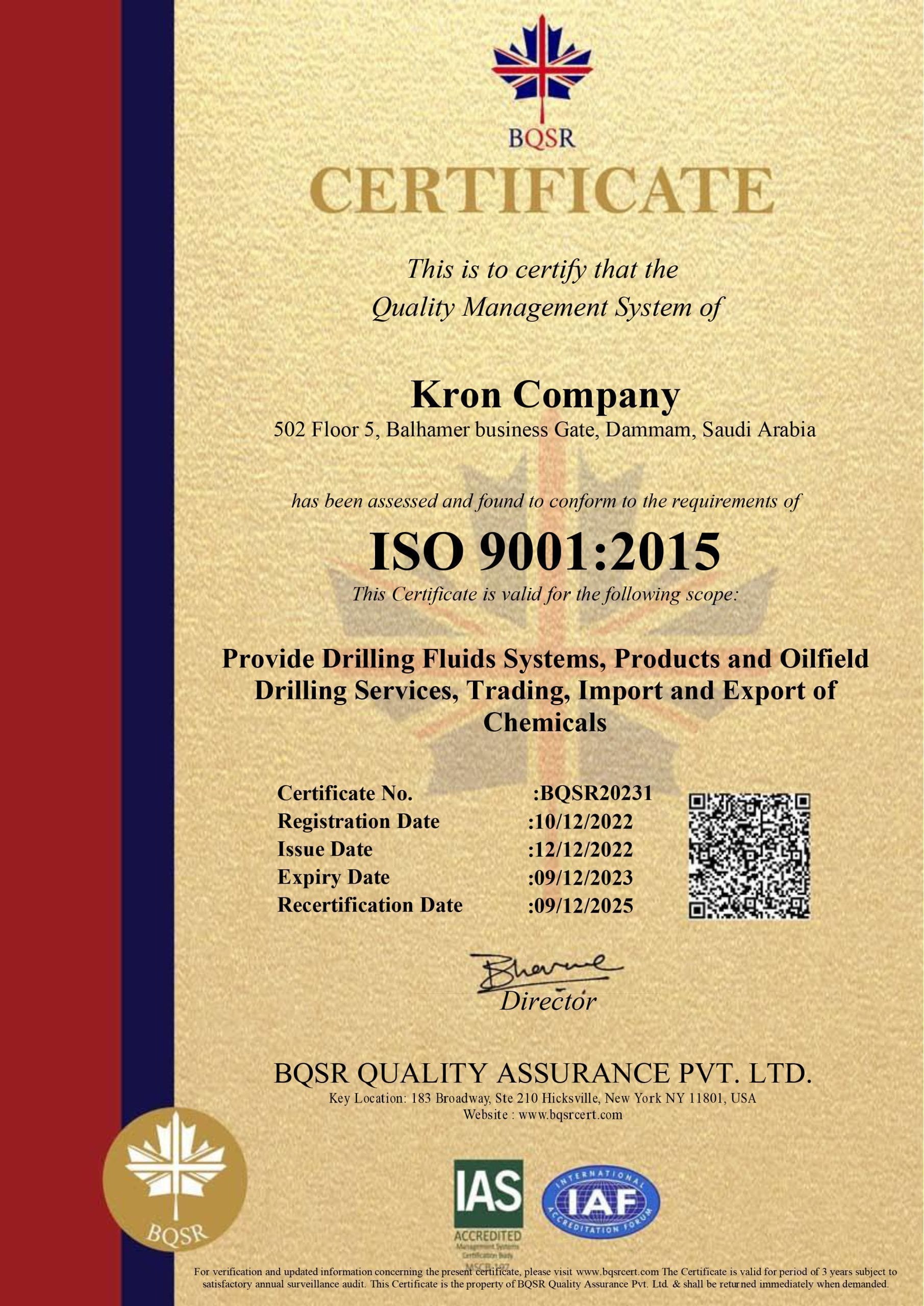 about us – KRON Oilfield Service Company